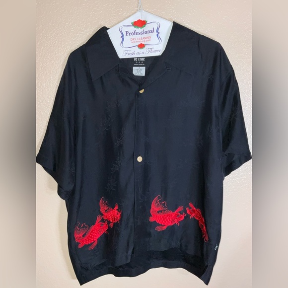 Bc Ethic | Shirts | Bc Ethic Mens Smooth Custom Fit Button Down Silk ...